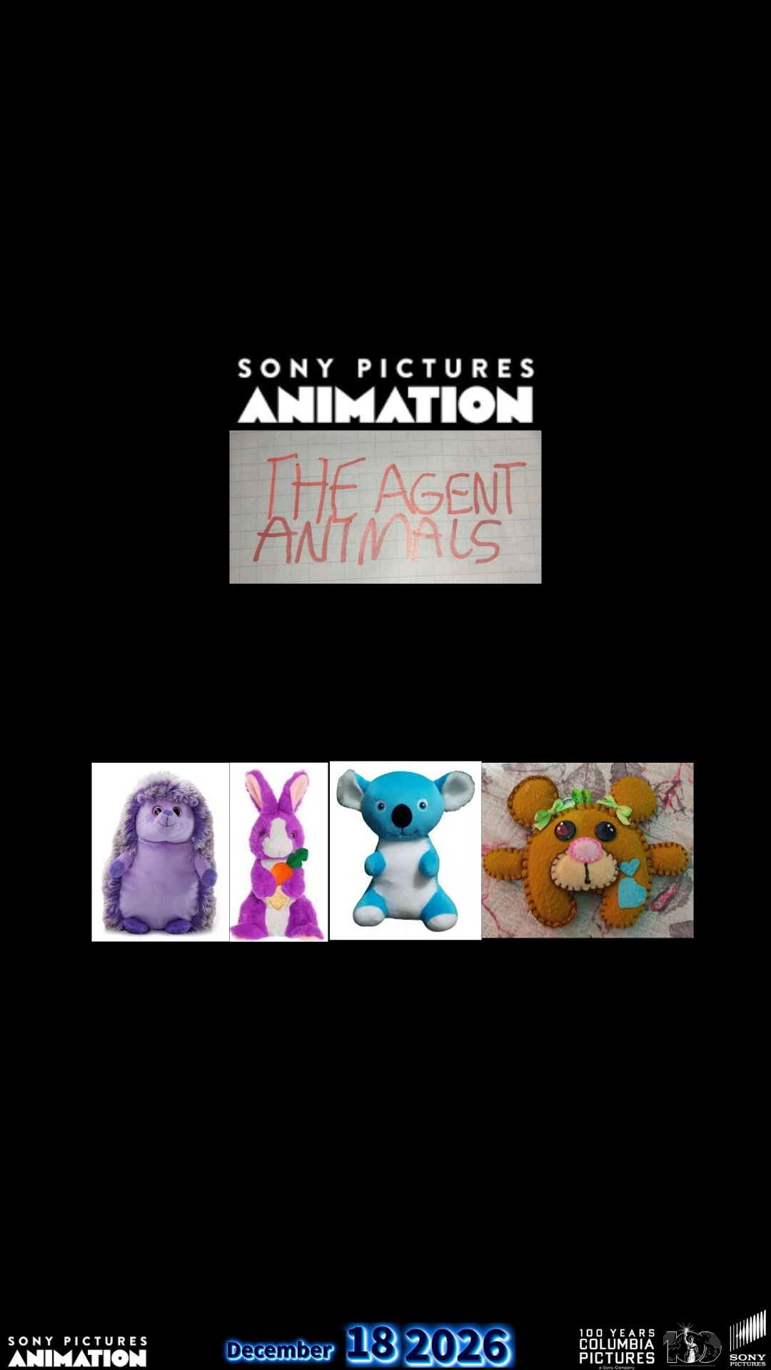 The Agent Animals Movie 2026 Columbia pictures Sony Pictures animation ...