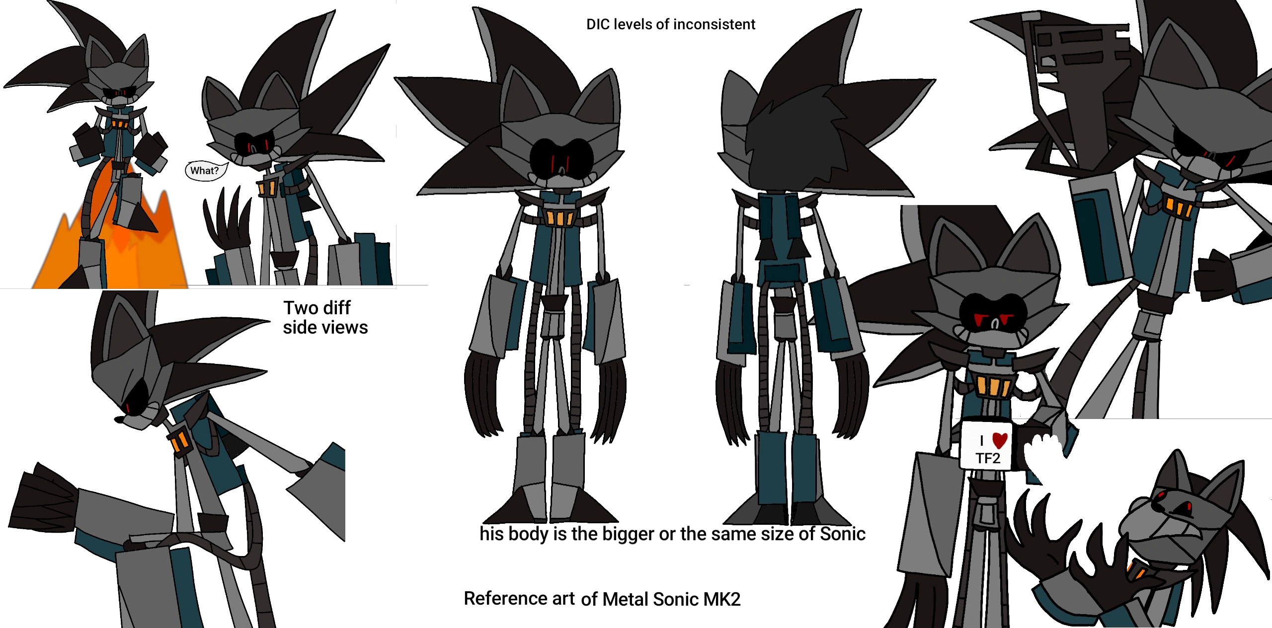 Introducing a reference sheet to draw Metal Sonic MK2 | Fandom