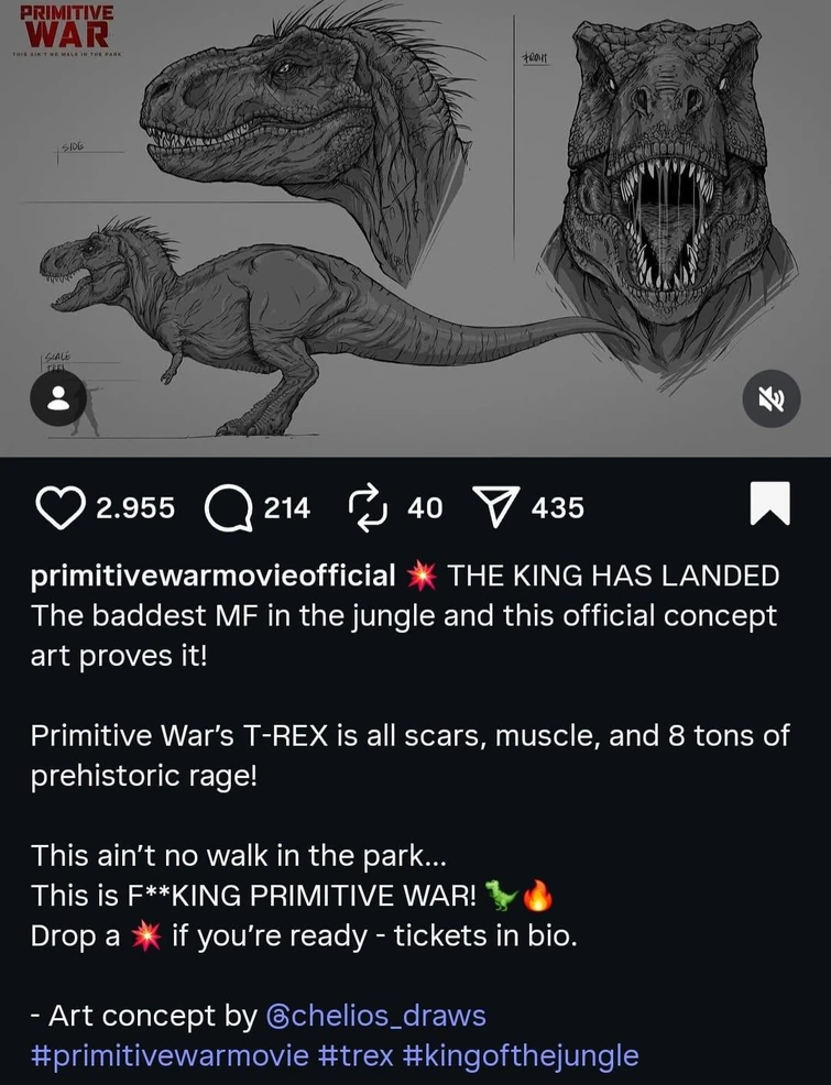 Buck (TLW: JP) vs Father T-Rex (Primitive War movie) | Fandom