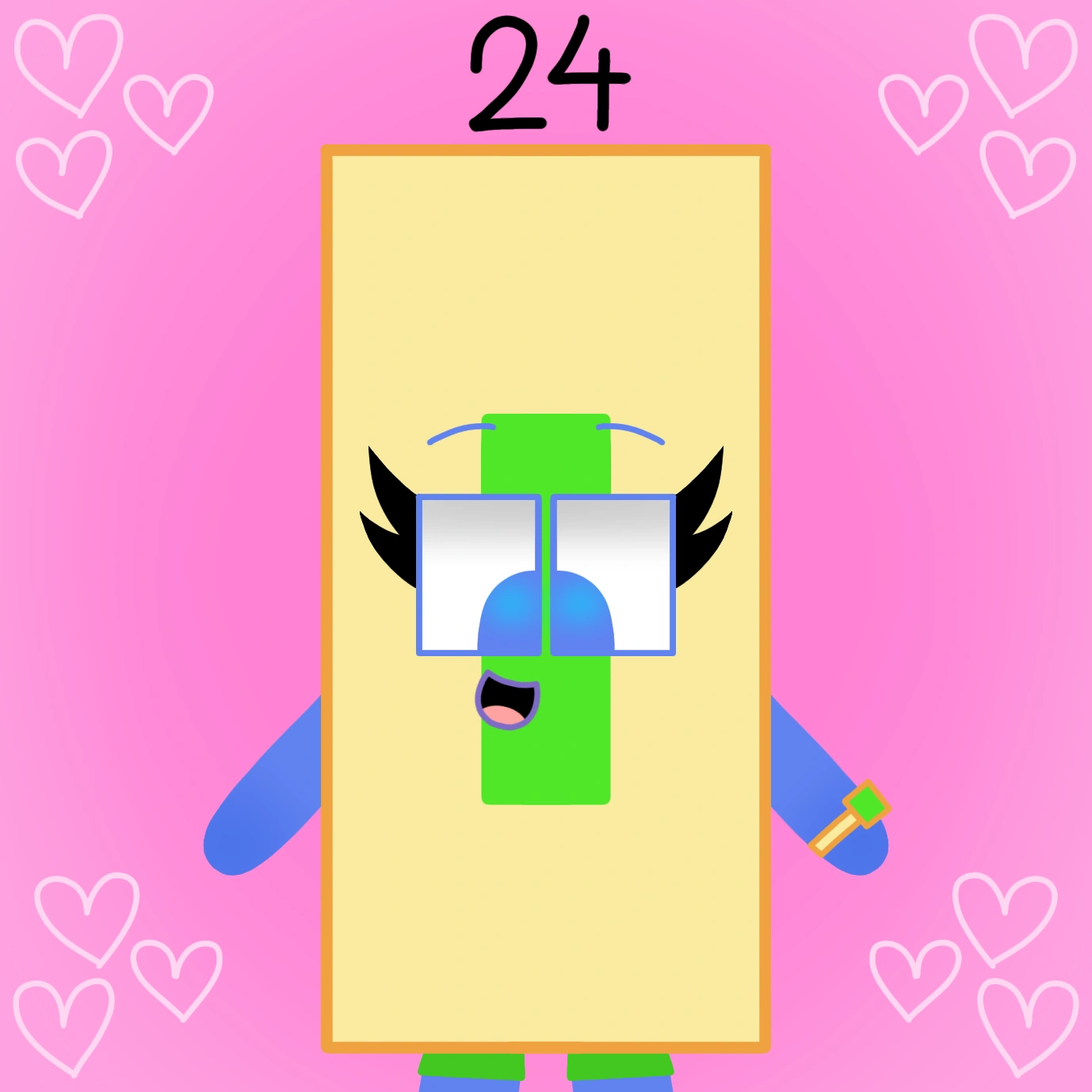 Numberblock 24 being cute! | Fandom