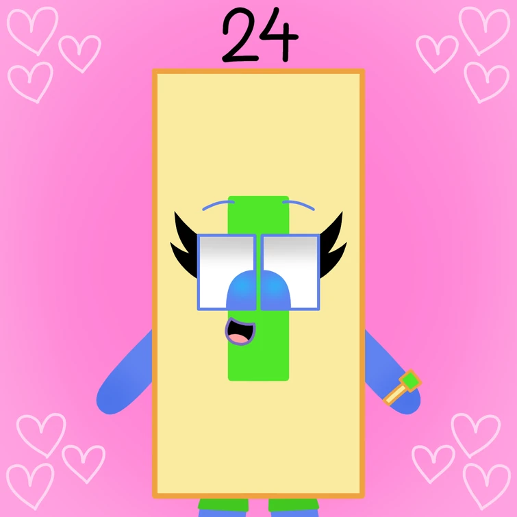 Numberblock 24 being cute! | Fandom