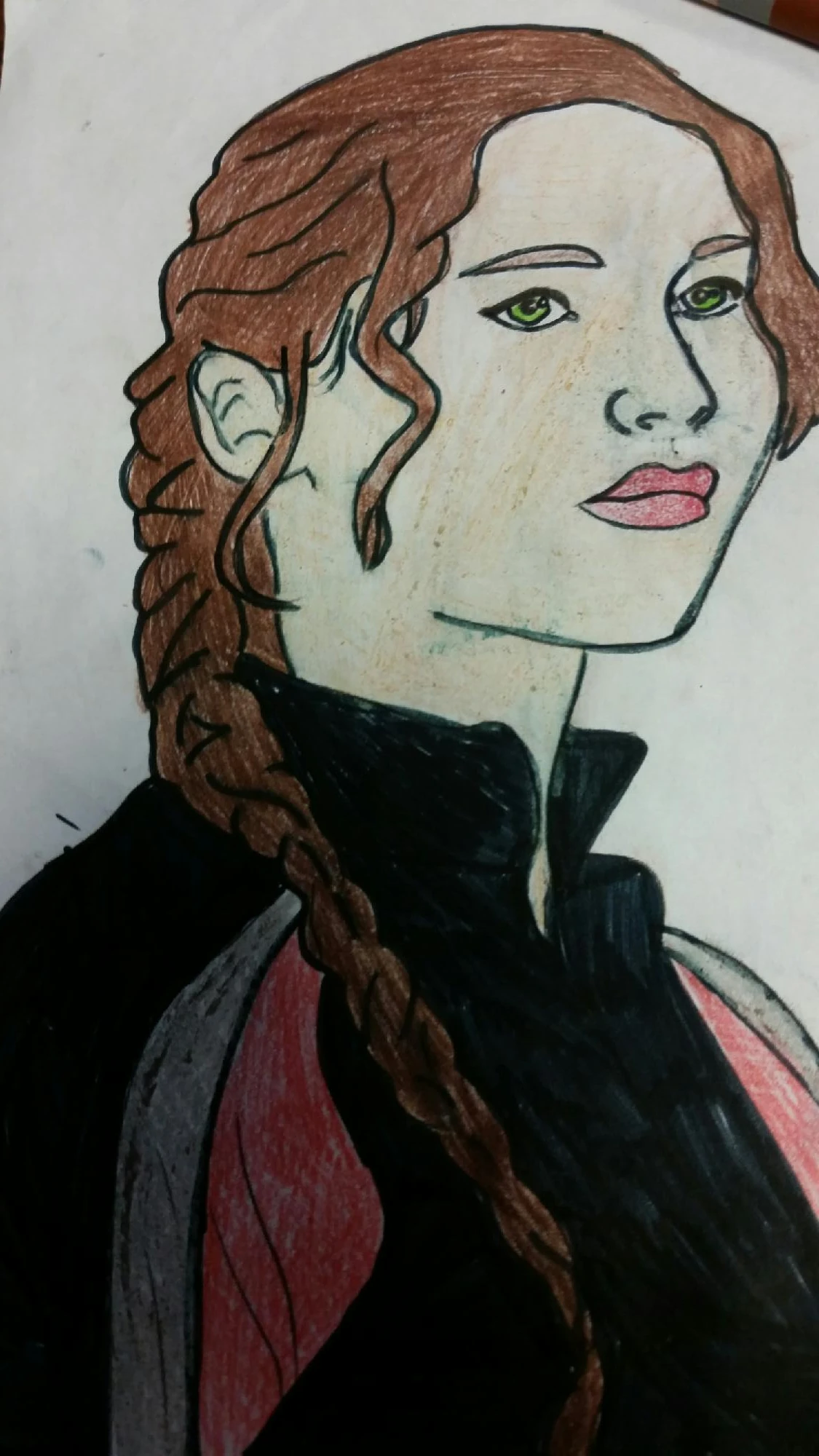 Katniss coloring | Fandom