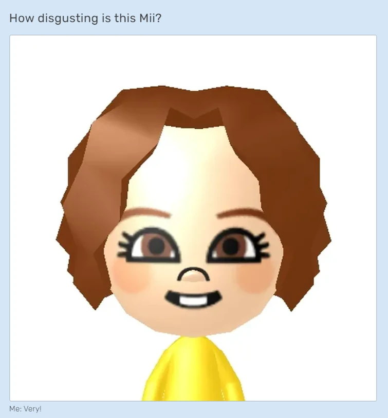 My Take on "Mii Opinions" | Fandom