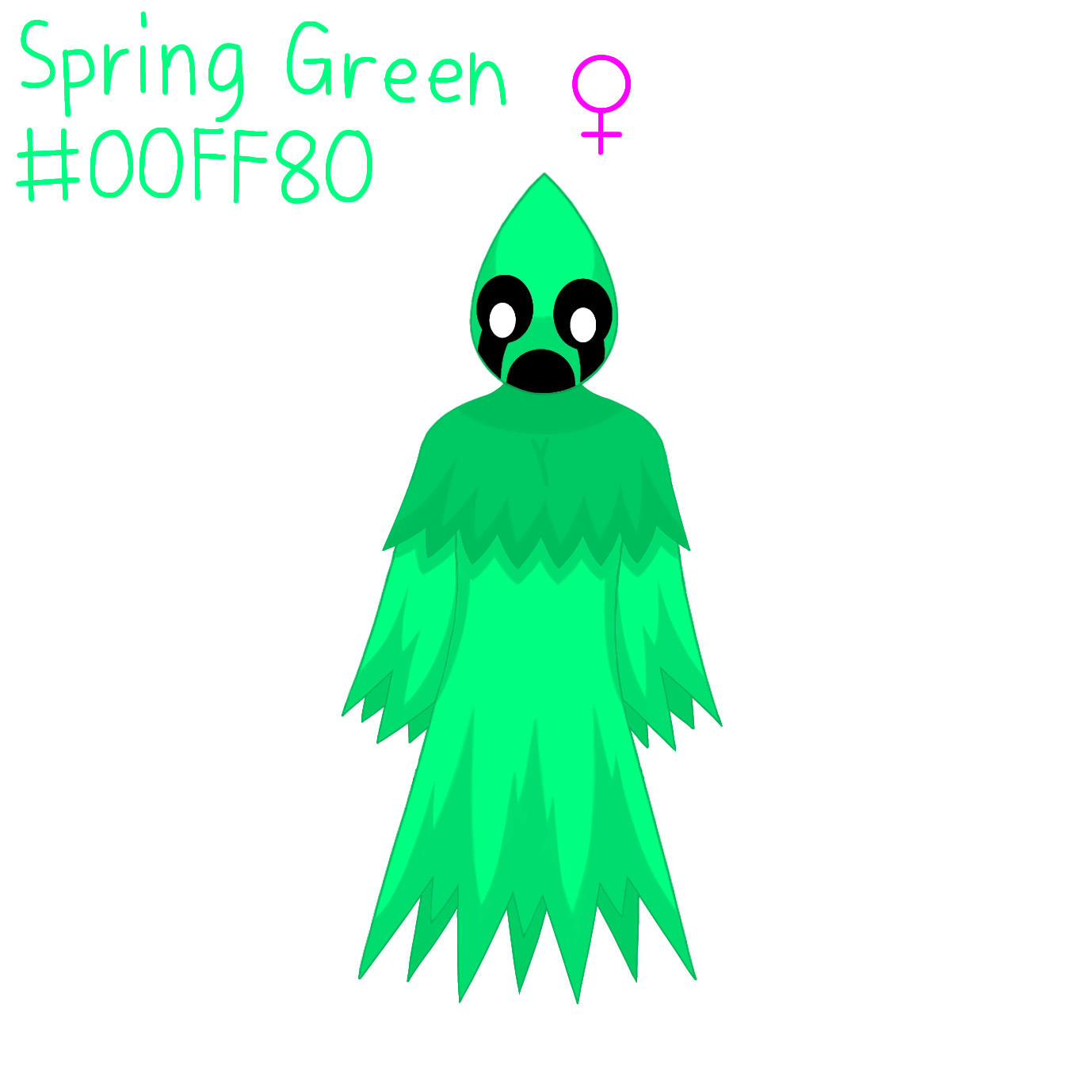 Spring Green OC (I had to fully redesign it, because the old one was ...