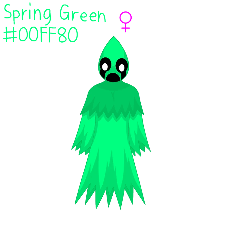 Spring Green OC (I had to fully redesign it, because the old one was ...
