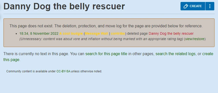 Just deleted a vore page today | Fandom