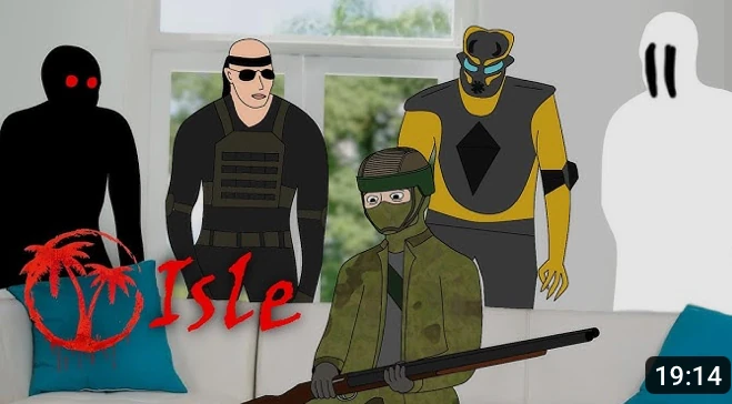 Humanity in Murder drones: (Represented by the guy with the DB shotgun ...