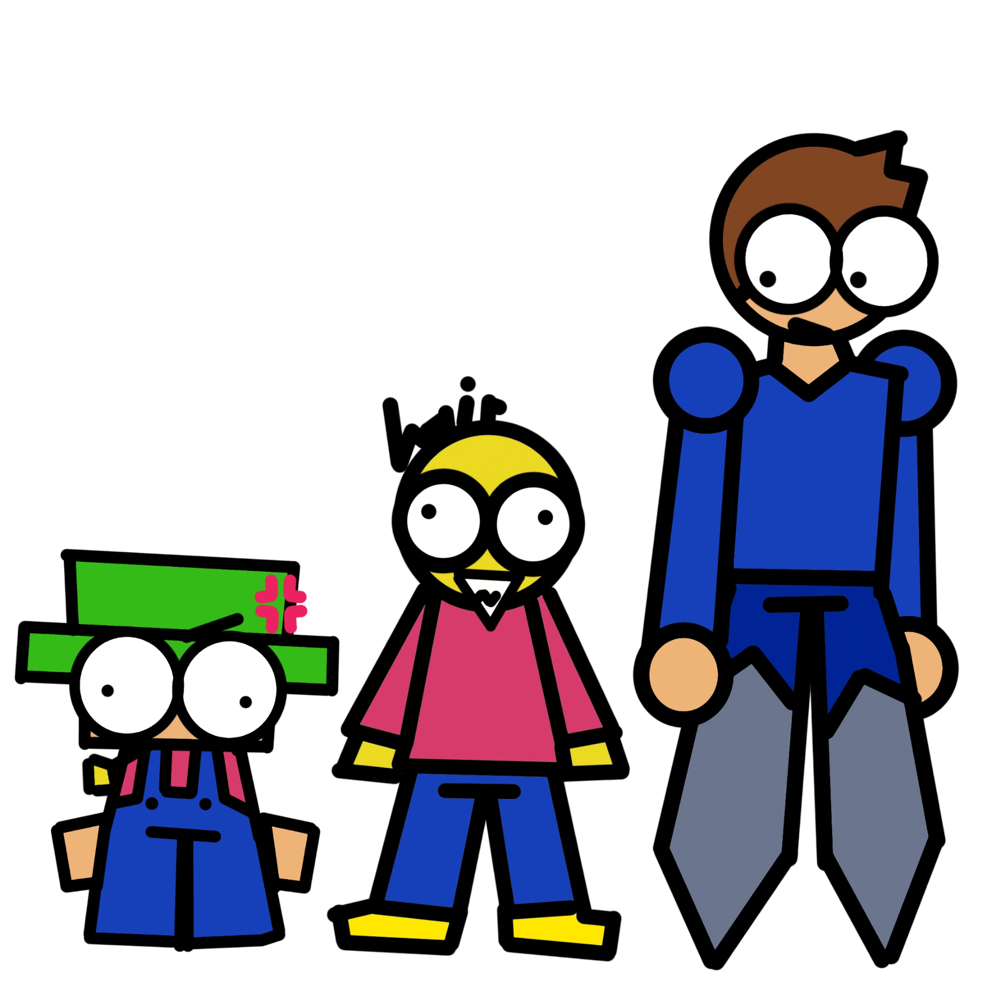 dave and bambi in the aimkid artstyle | Fandom