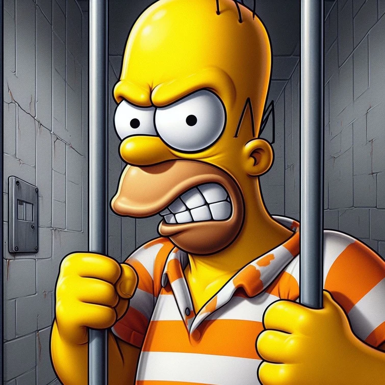 Homer Simpson in Prison AI | Fandom