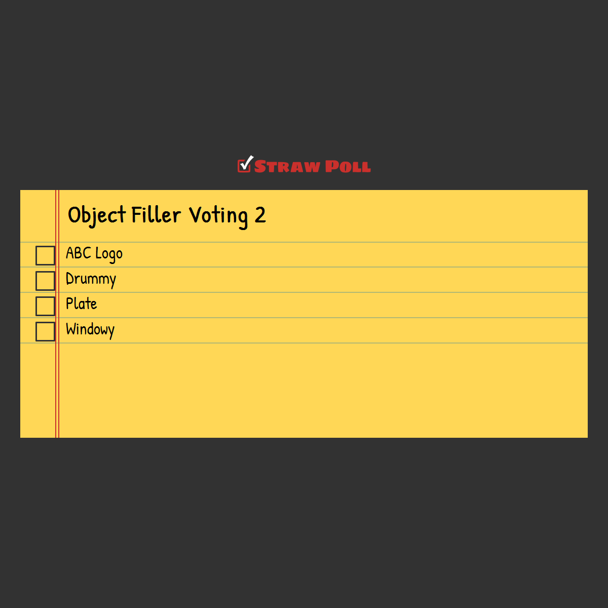 Object Filler Voting 2 | Fandom