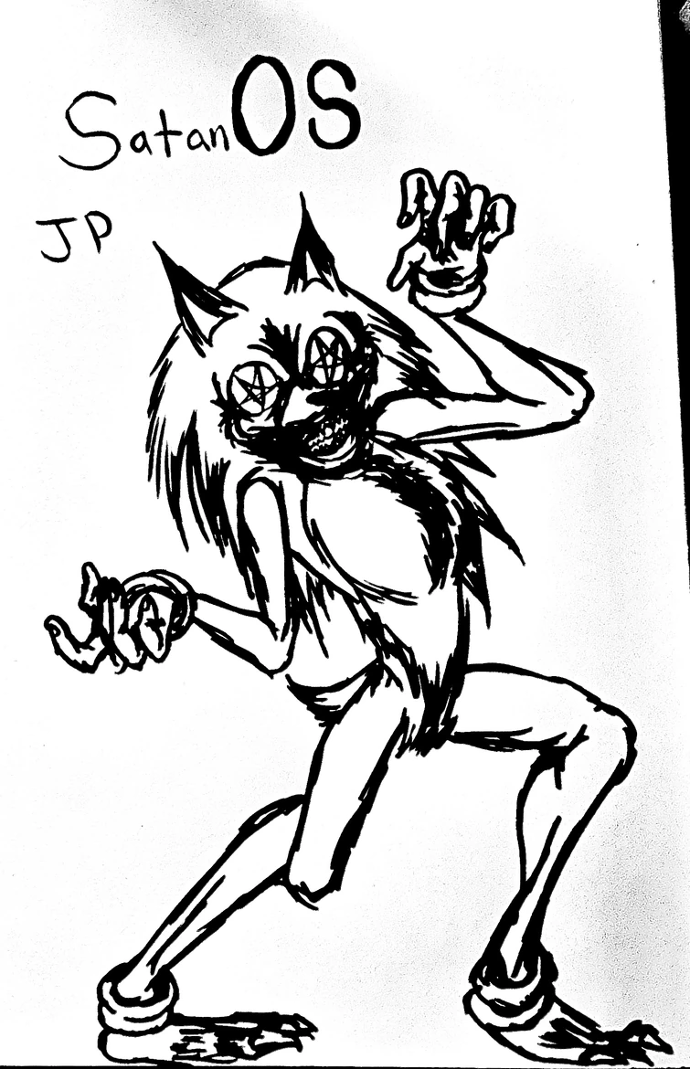 Did my own sketches of a SatanOS retake cuz CrackBurst stinky eewie🤢 ...