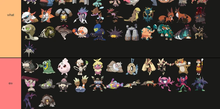 I finally made the entire pokedex tier list | Fandom