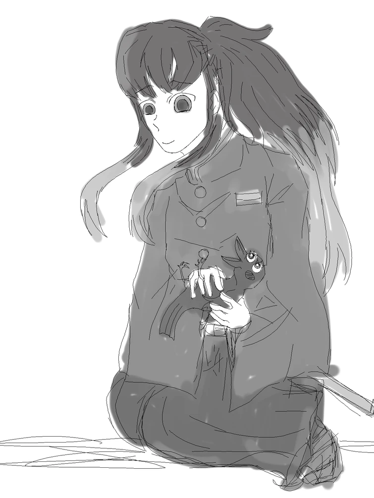 Muichiro with a ponytail. | Fandom