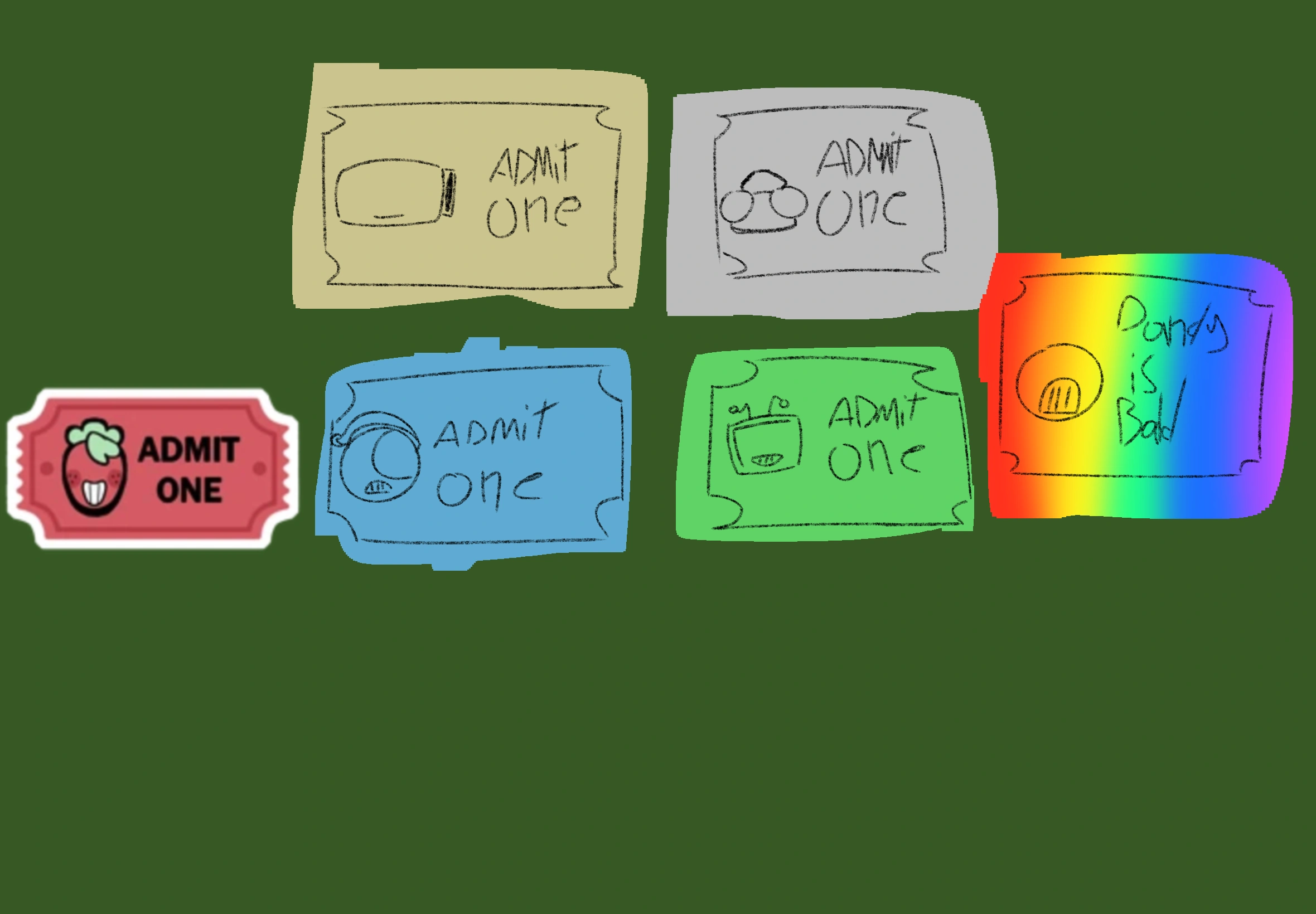 Since the skin ticket thing has Sprout on it I thought what if other ...