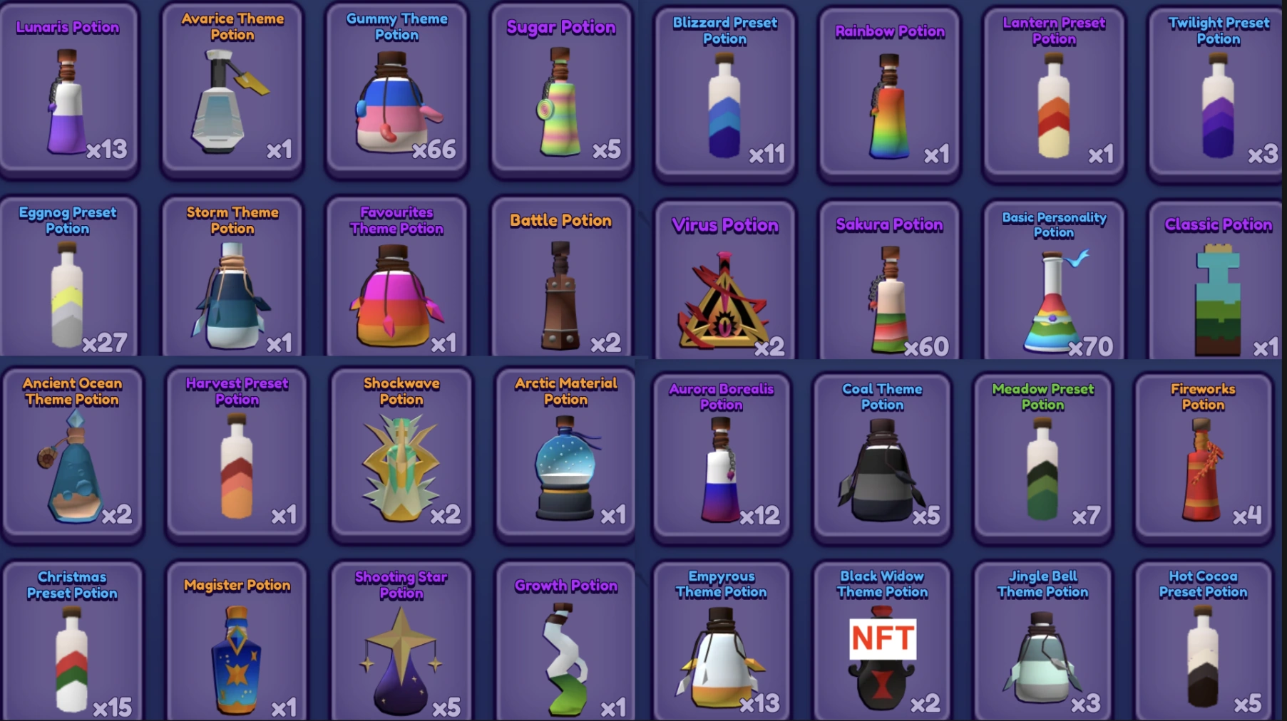 Selling Element + Theme Potions!! | Fandom