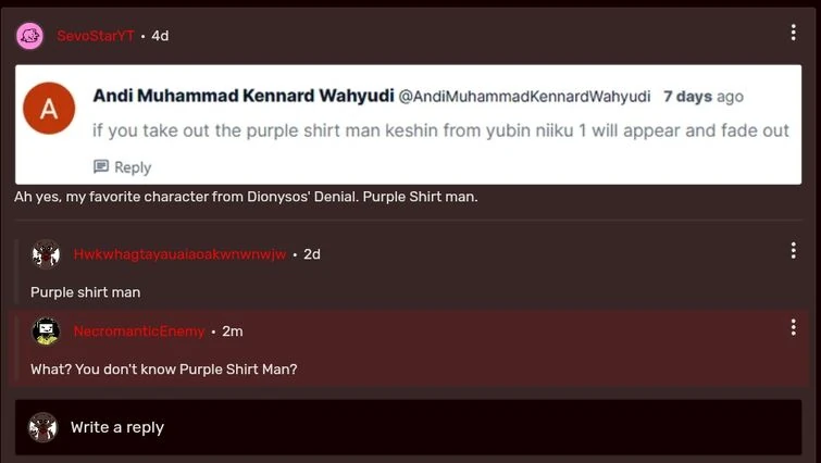 remember this comment? | Fandom