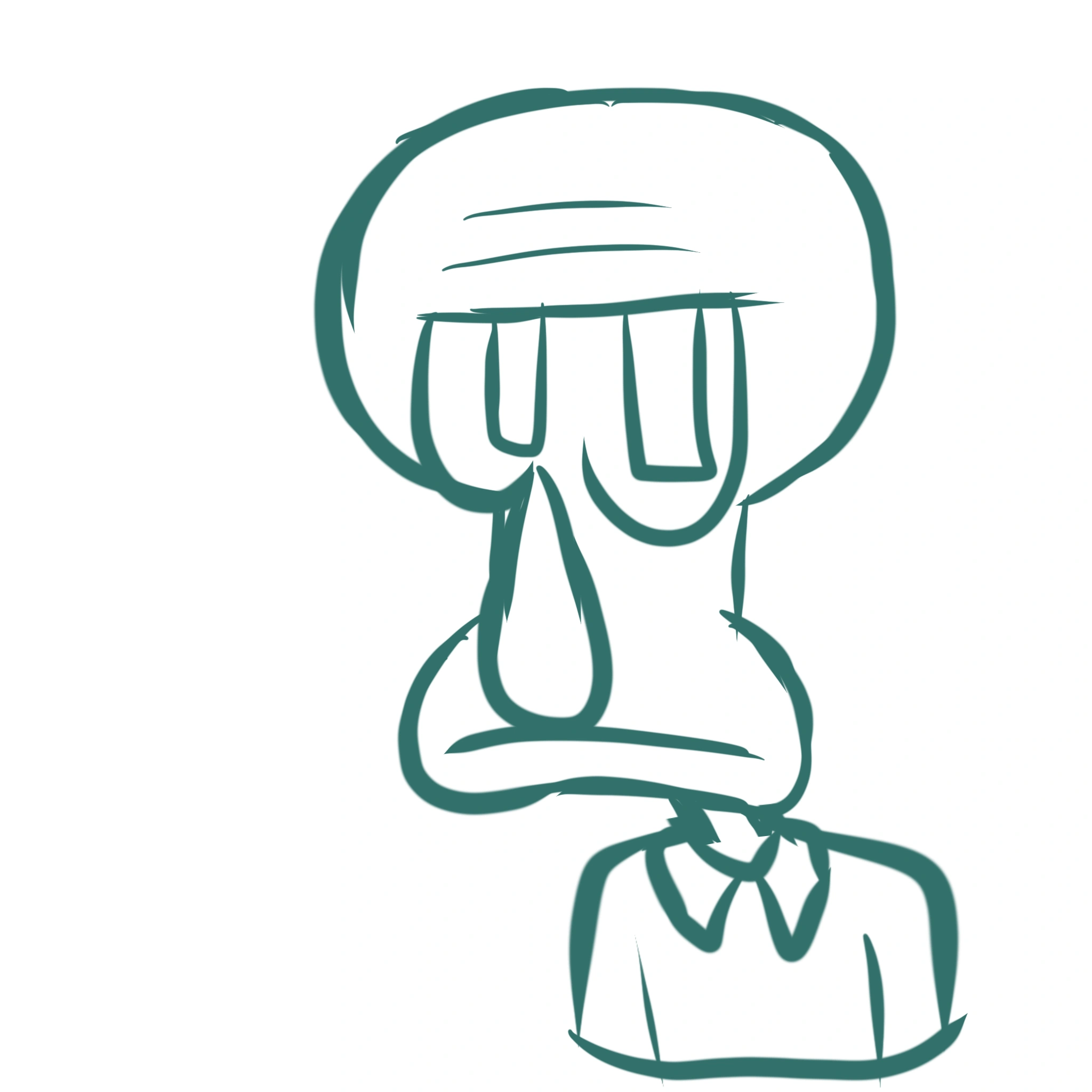 A sketch of Squidward | Fandom
