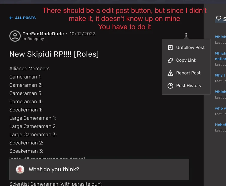 New Skipidi RP!!!! [Roles] | Fandom