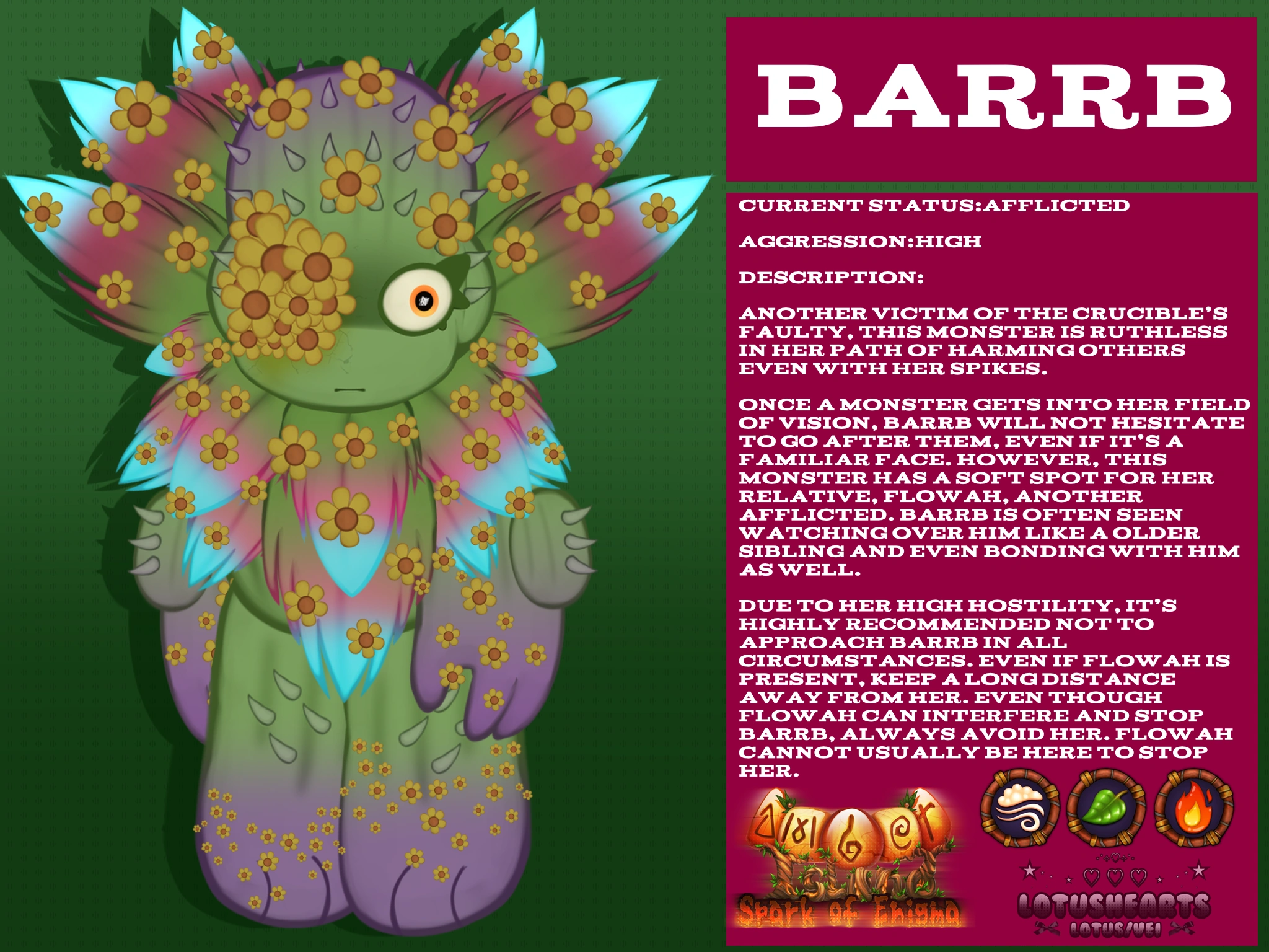 Amber Island Spark of Enigma AU:Barrb | Fandom