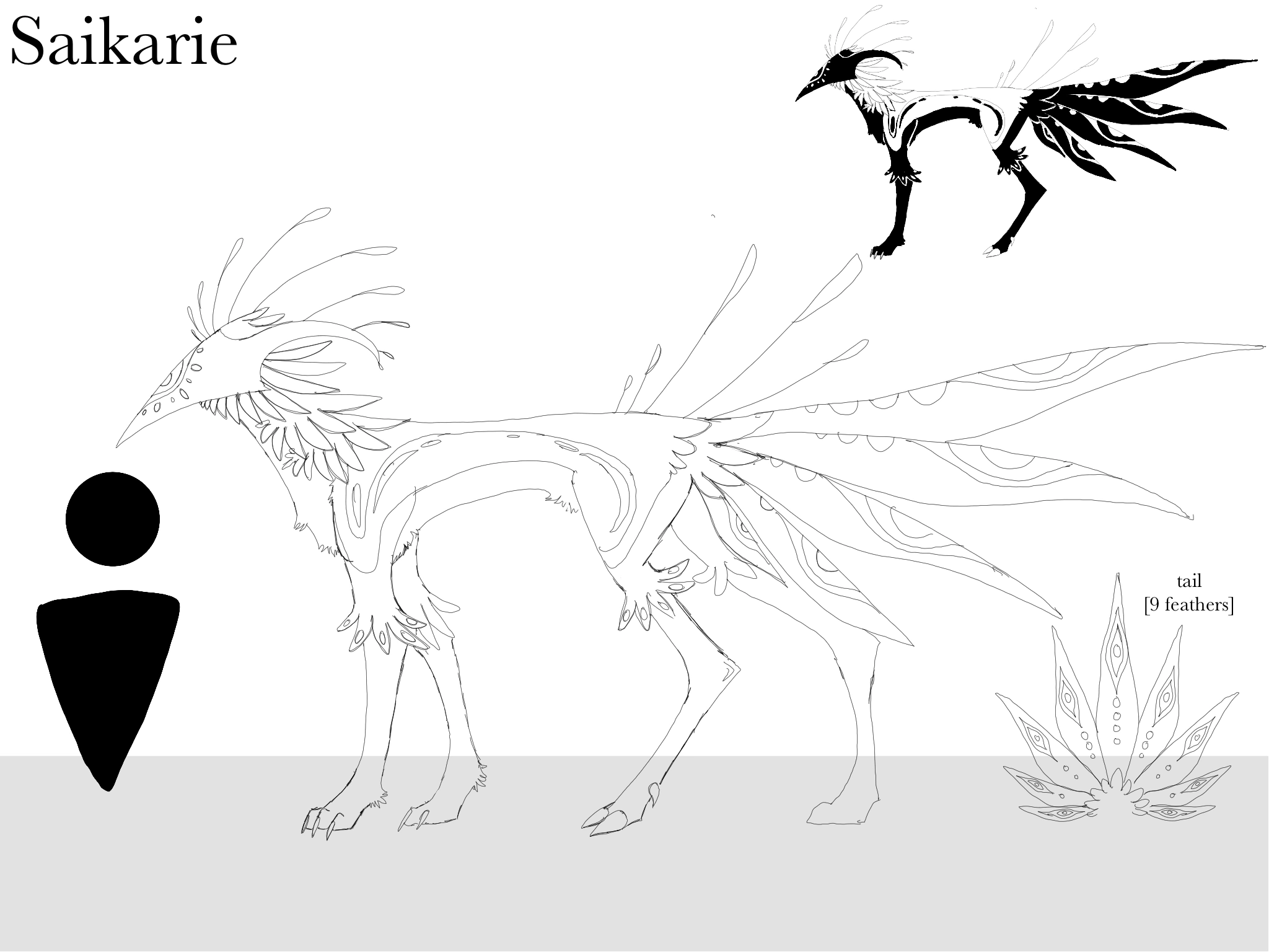 saikarie redesign lineart | Fandom