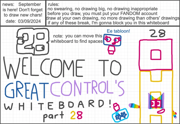 GreatControl’s Whiteboard Part 28! | Fandom