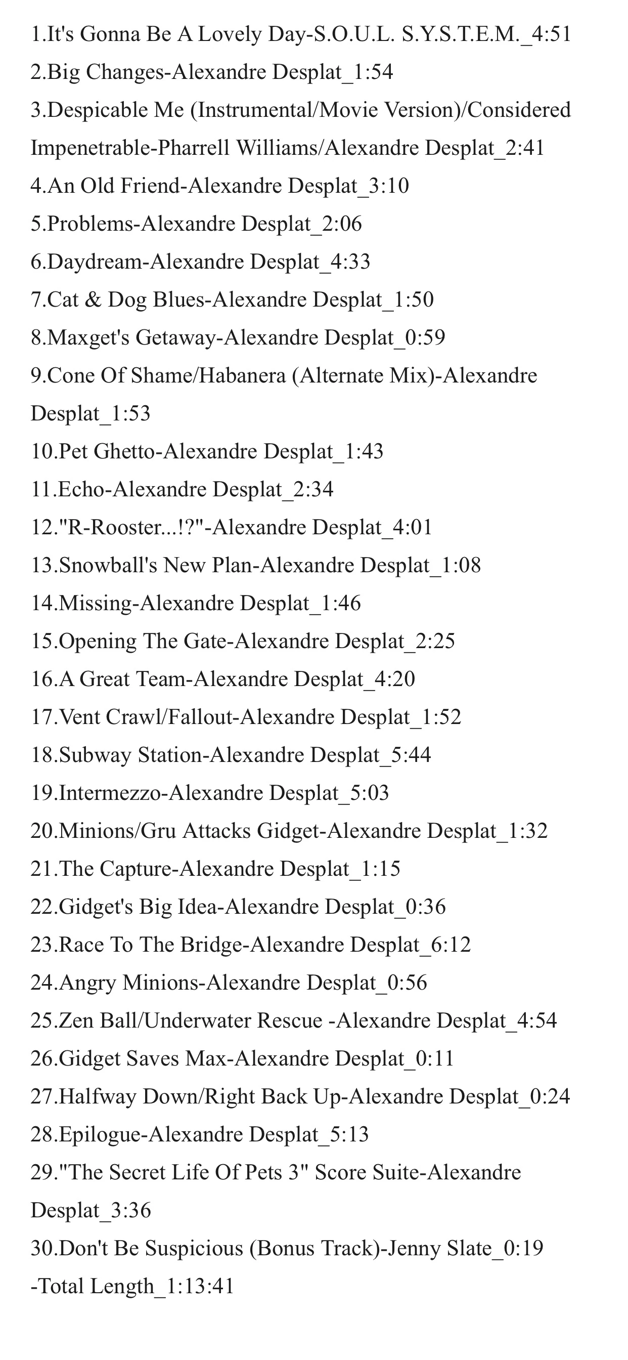 “The Secret Life Of Pets 3” Soundtrack | Fandom