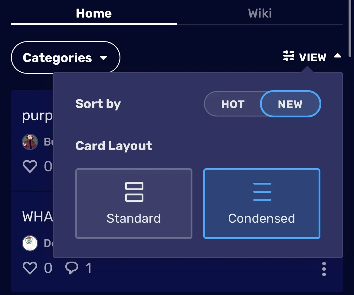 If you ever feel useless remember that the condensed card layout exists | Fandom