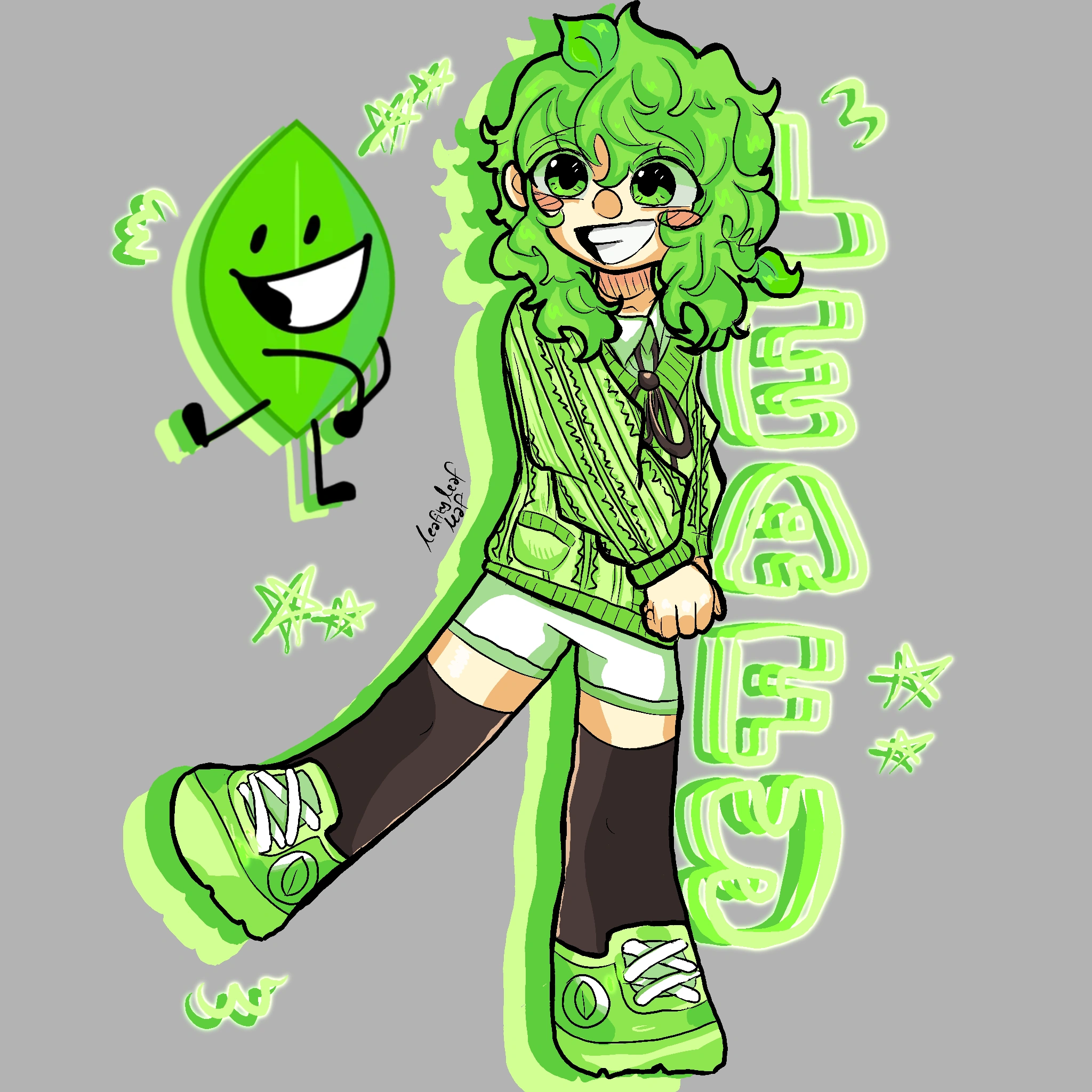 leafy art | Fandom