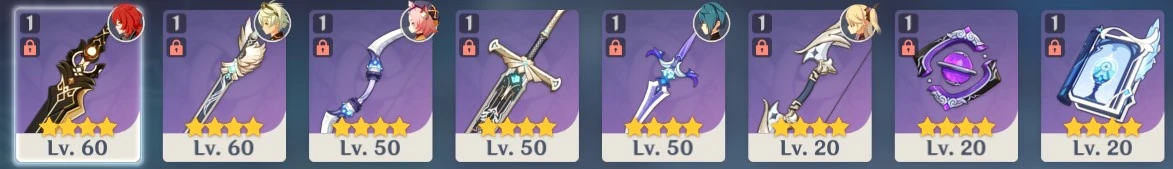 Did a wish on the Character Event Banner and got Sacrificial Greatsword ...