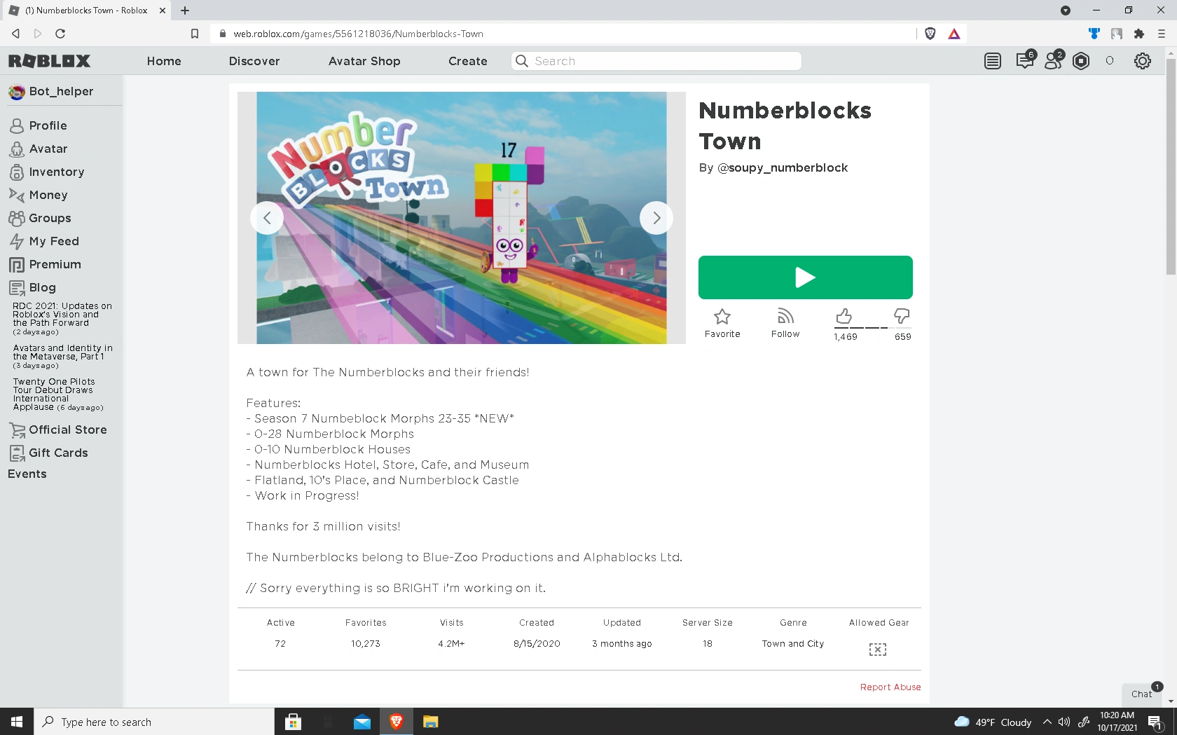 who wants to play numberblocks town in roblox | Fandom