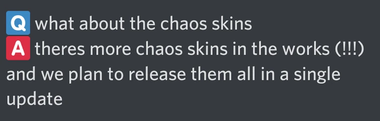 What chaos skins would you like to see next? | Fandom