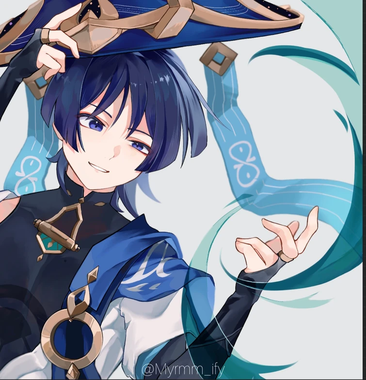 Some fanart (Fischl, Wanderer, Hu Tao) | Fandom