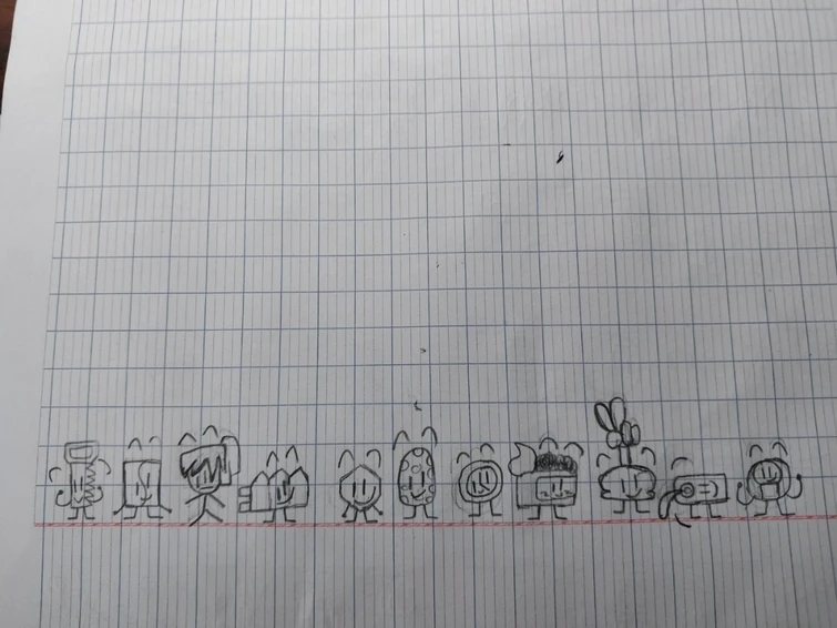 So I draw the BFDI series contestants... | Fandom