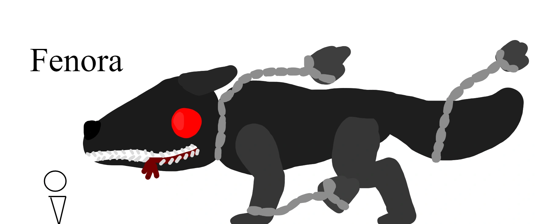 Fenrir creature (Would this even count as a redesign?) | Fandom