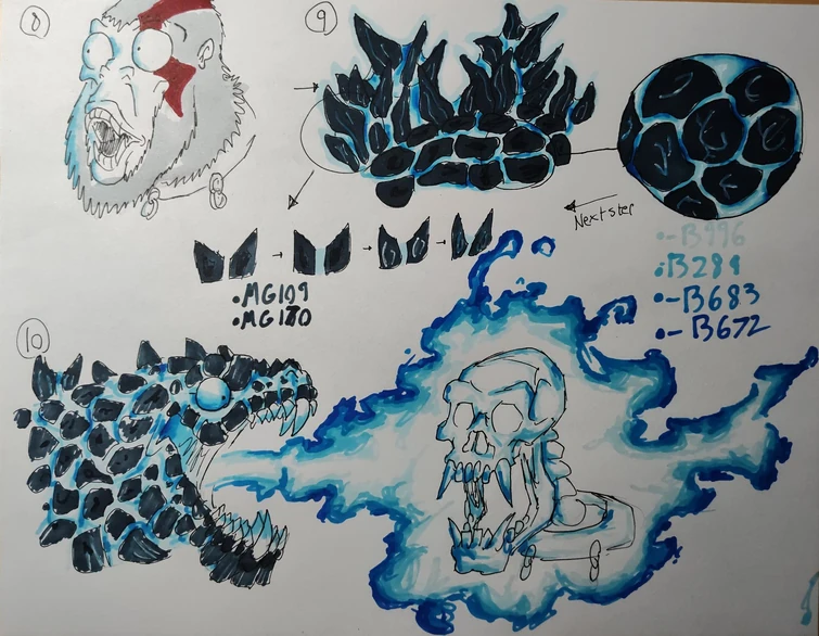 Atomic Godzilla Full Body | Fandom