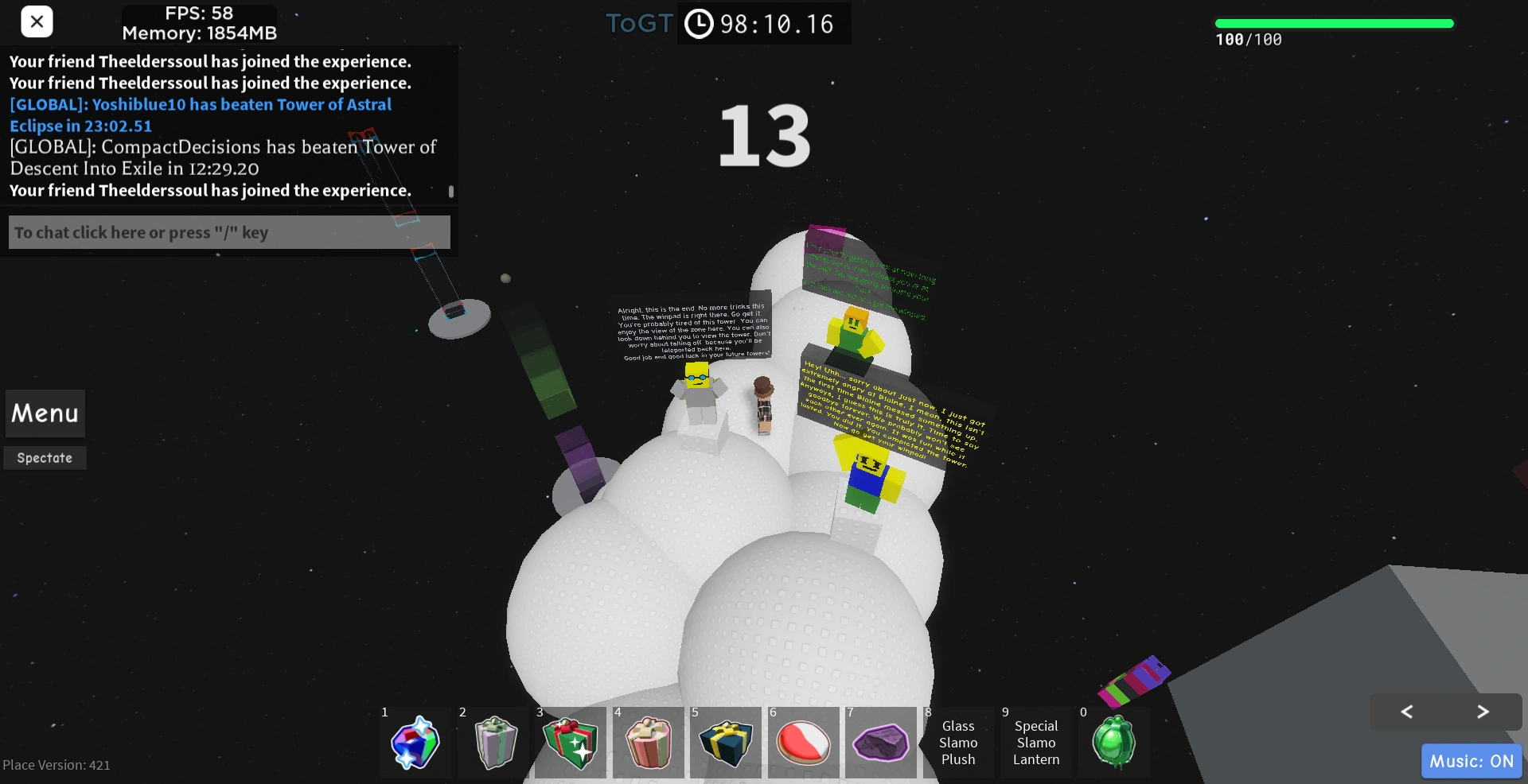 uhh i beat more intense towers today, yay!!! | Fandom