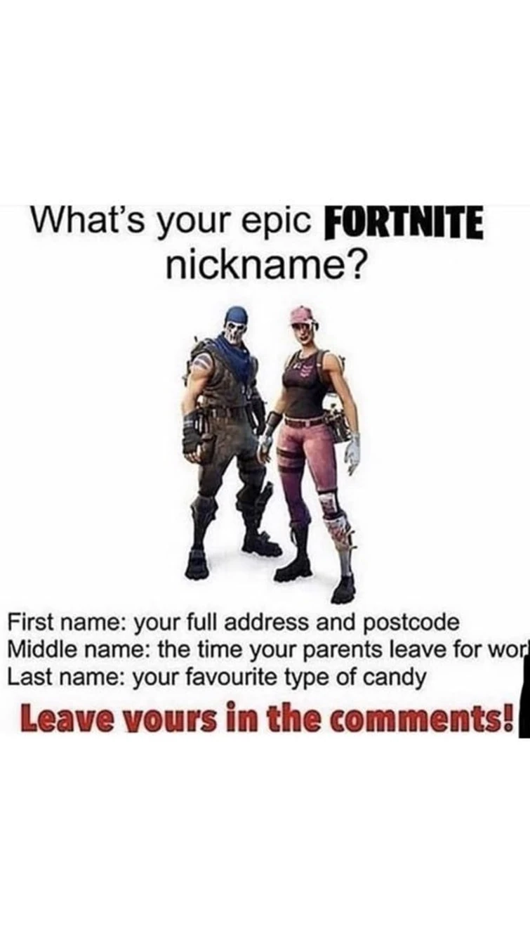 What’s your EPIC FORTNITE NICKNAME? | Fandom