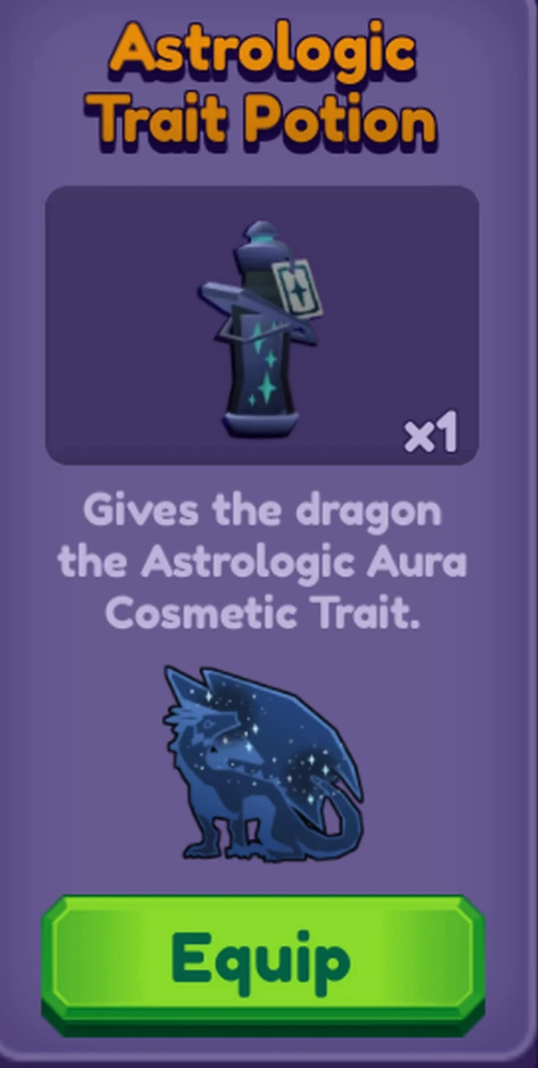Selling/Trading Astro Trait Potion (Merch item!) | Fandom