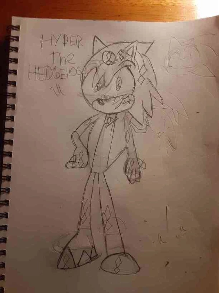 My oc Hyper The Hedgehog | Fandom
