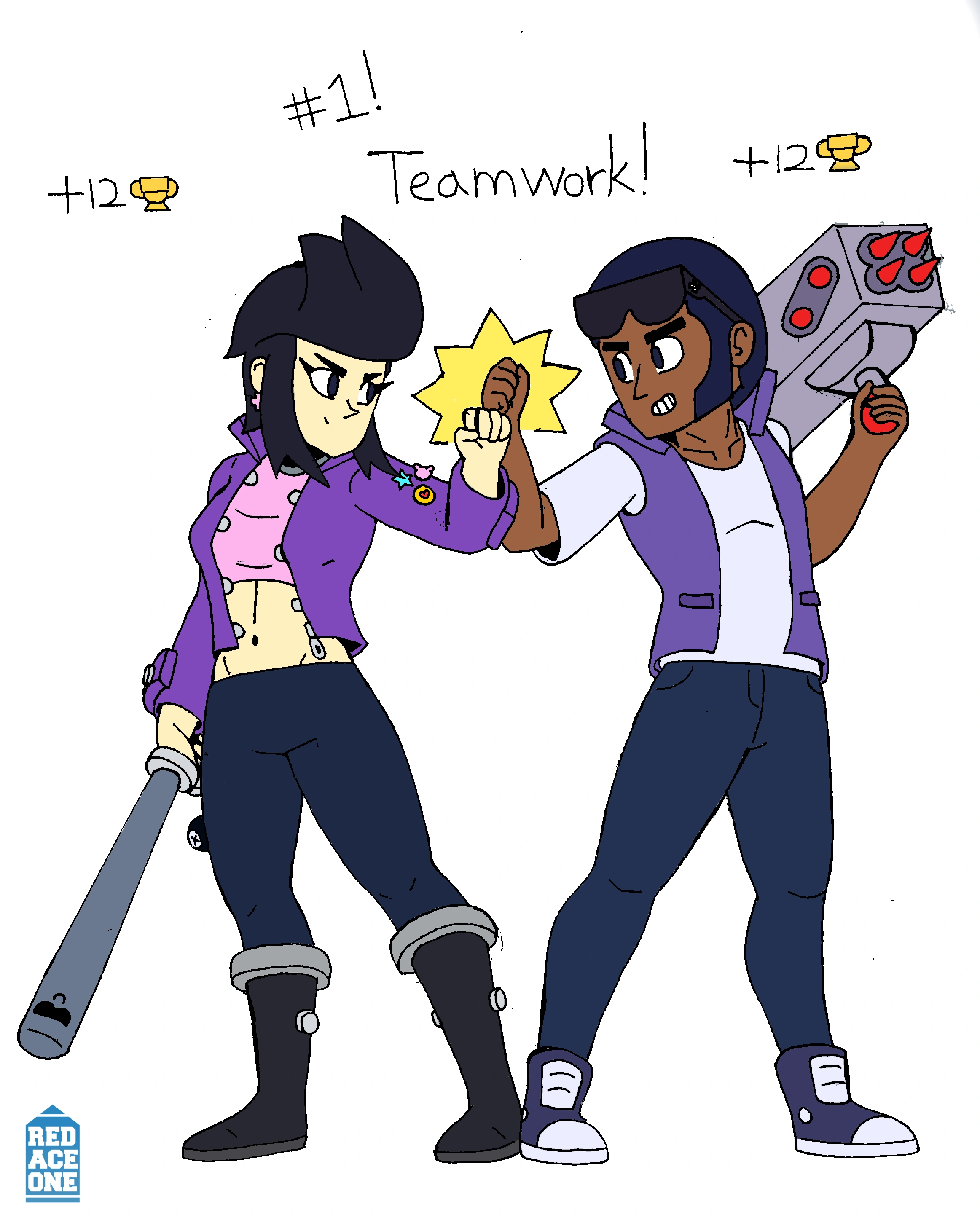 Brawl Stars Fanart! TEAMWORK! | Fandom