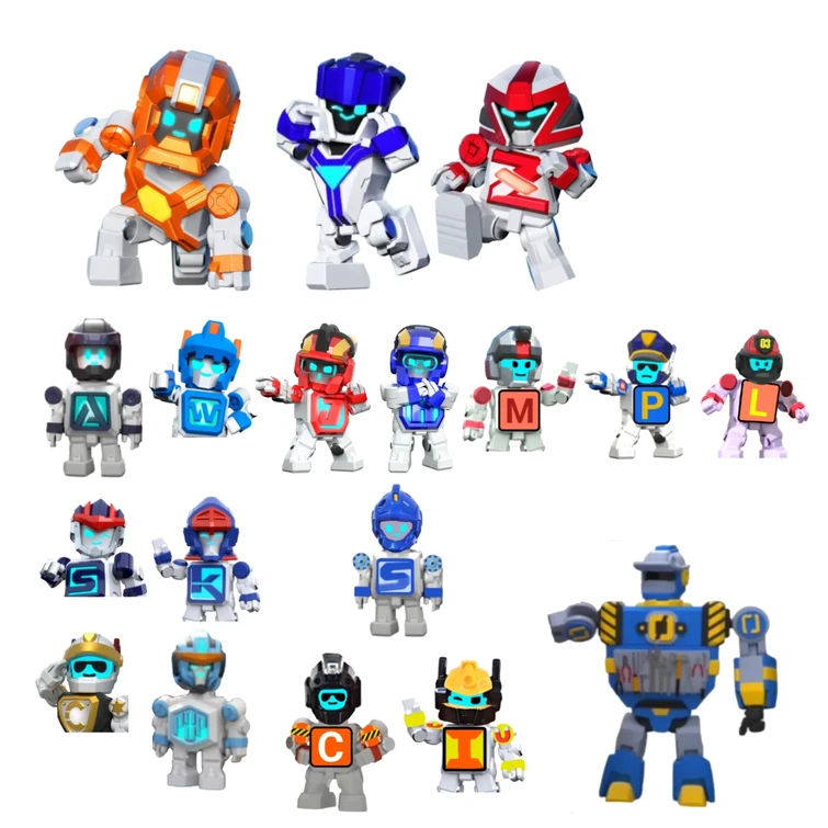 All Tobot Coreoids (finally I make tobot steel,chrome,iron,m,p & l ...