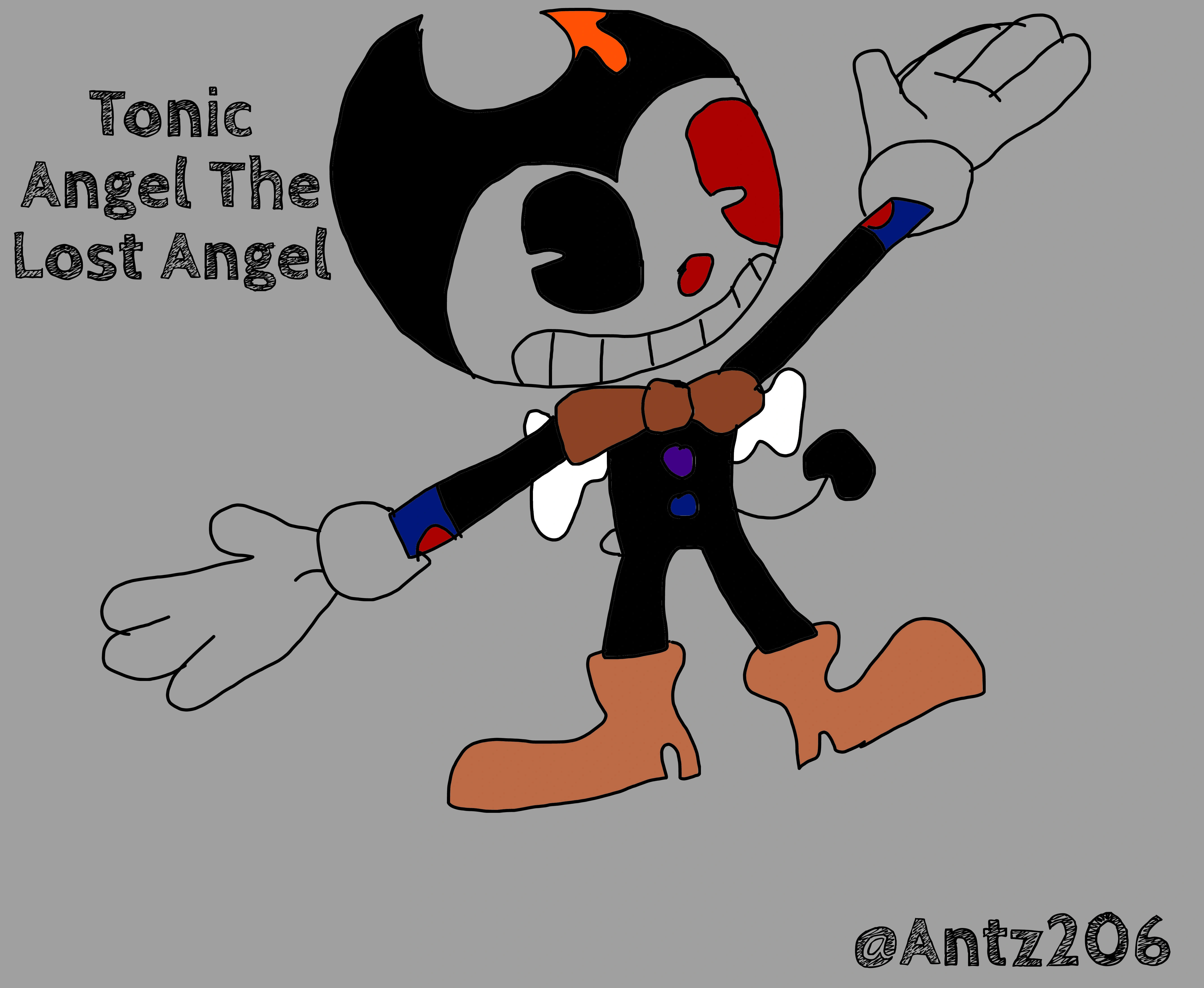 I updated my oc Angel Bendy with a new name and look! Hope you like it ...