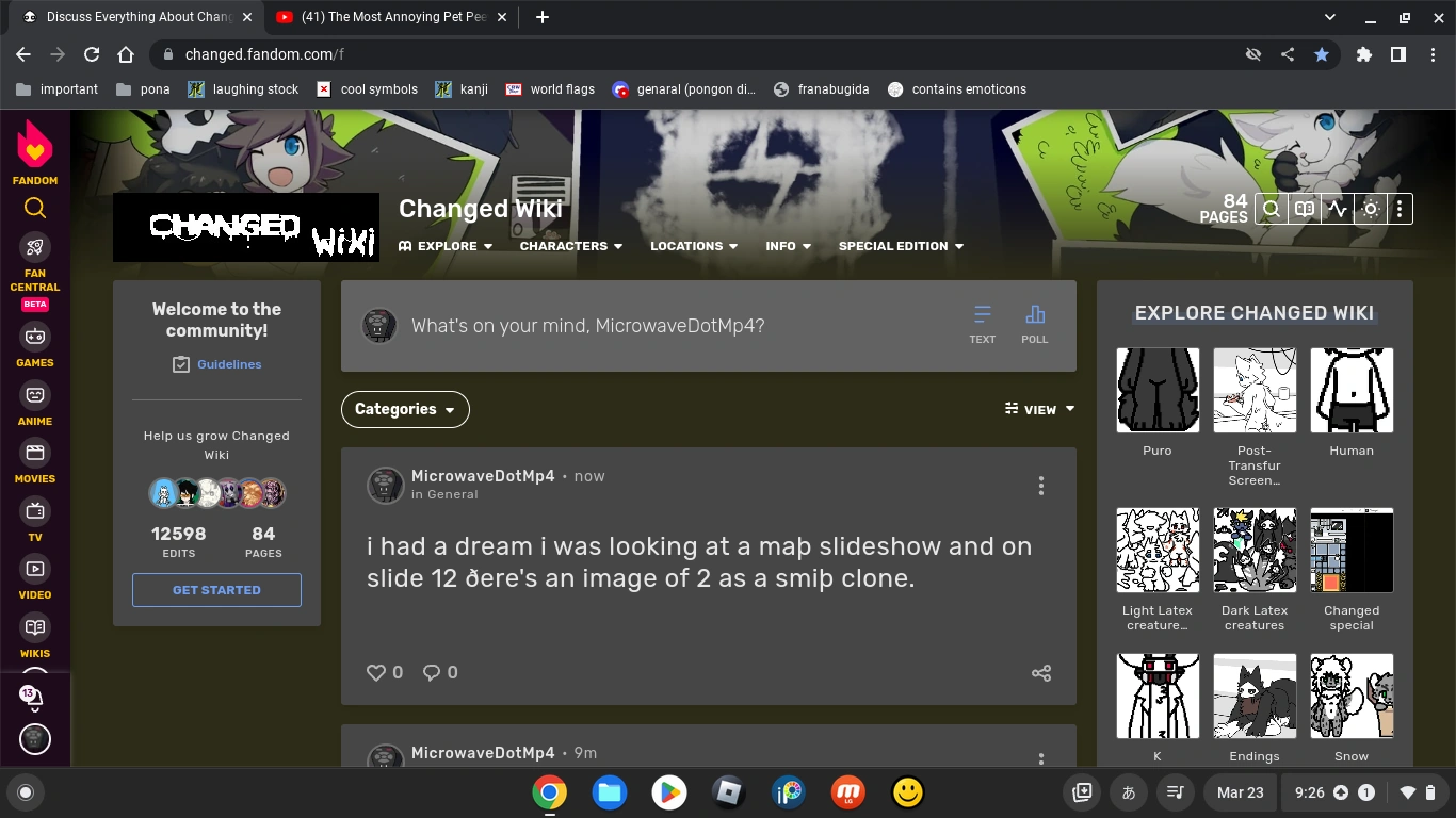 post ur 5 most recent images | Fandom