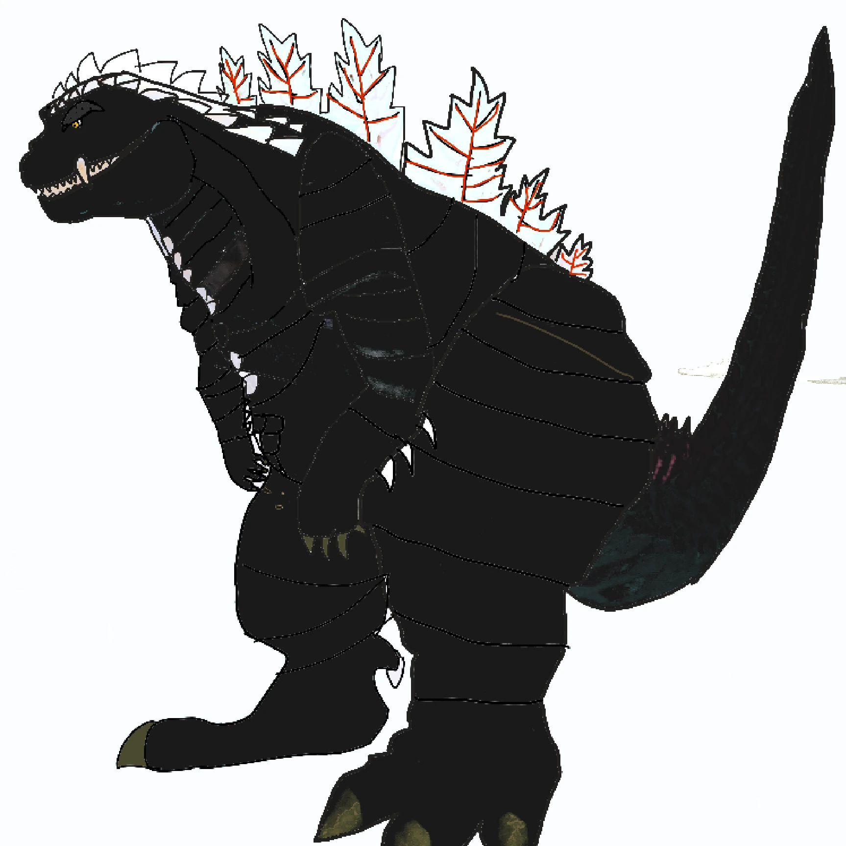 Godzilla Ultima Art (I traced on hard parts) | Fandom