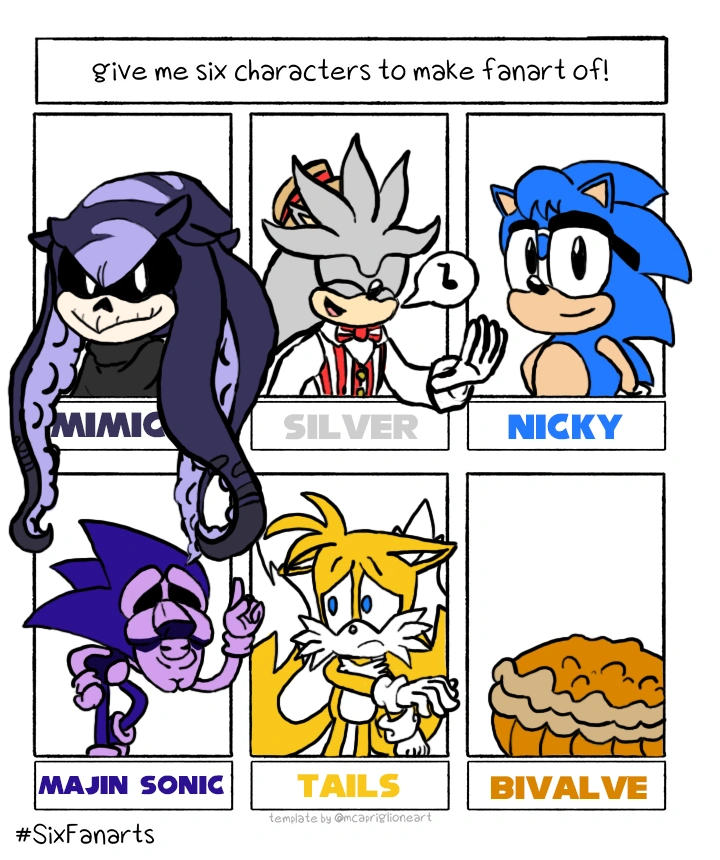 Part 1 of my "Six Characters to Make Fanart of" | Fandom