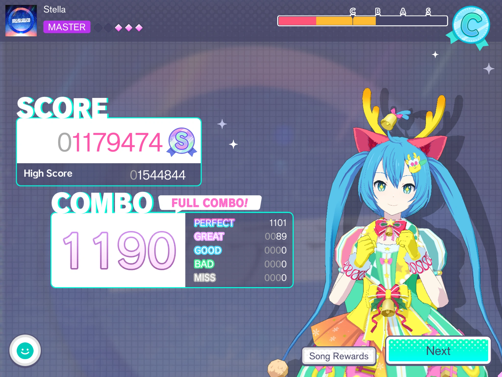 I finally got a full combo on Stella! | Fandom
