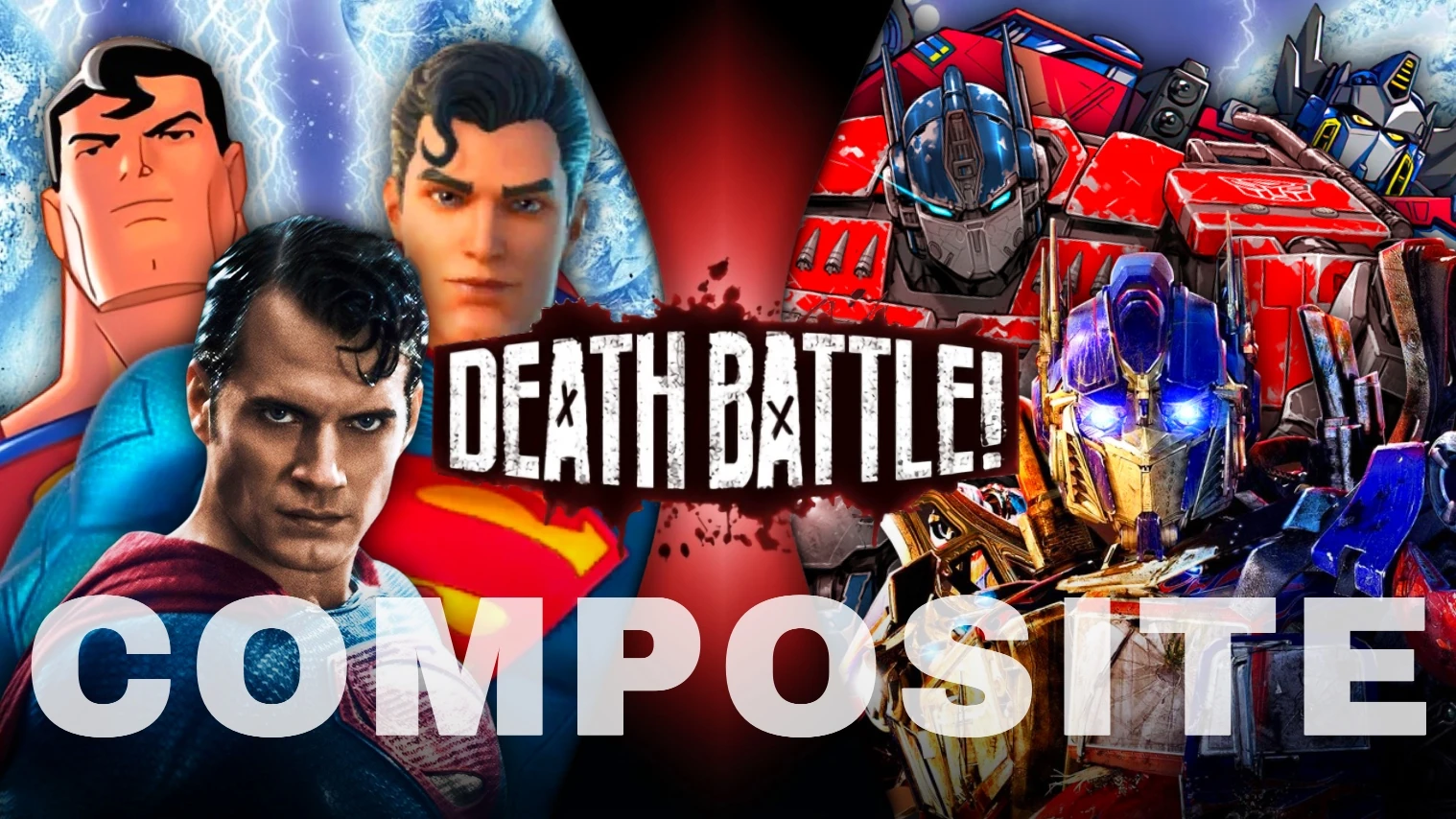 Composite Superman vs Composite Optimus Prime (Every DC appearance vs ...