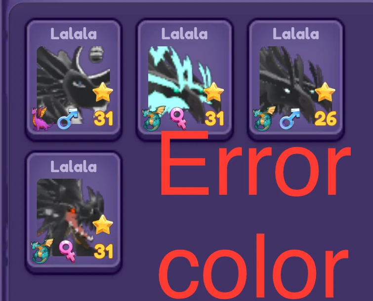 LF error colors | Fandom