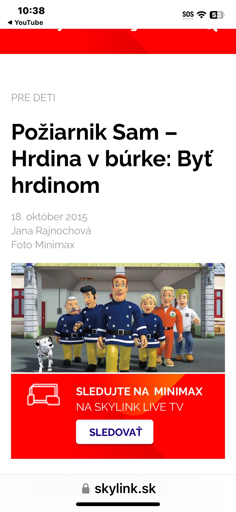 Slovak Fireman Sam: Heroes of the Storm? | Fandom