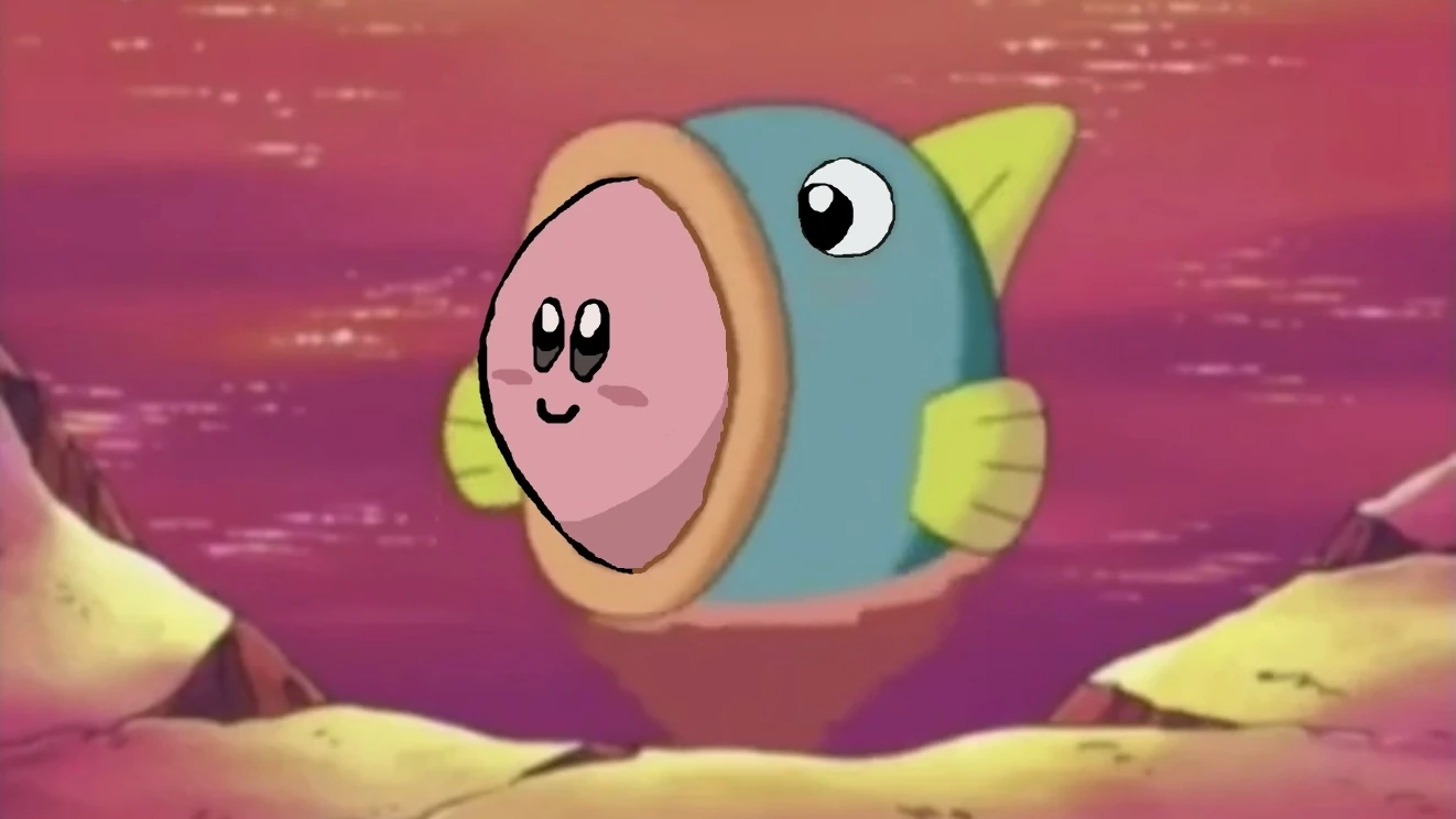 Edited Picture from Kirby Right Back at Ya! episode, "A Fish Called ...